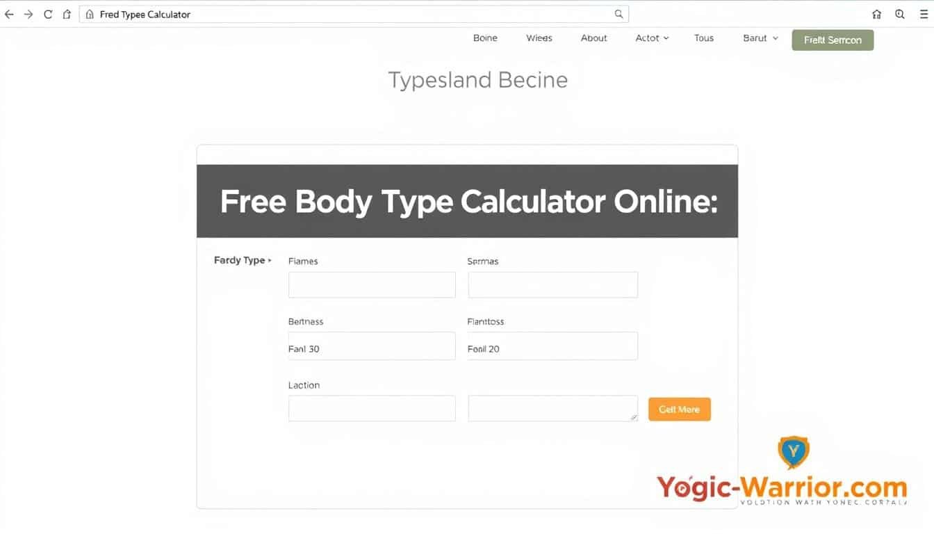 Free Body Type Calculator Online - Male & Female Body Type